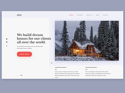 Visual exploration | Architecture studio by Daniel on Dribbble