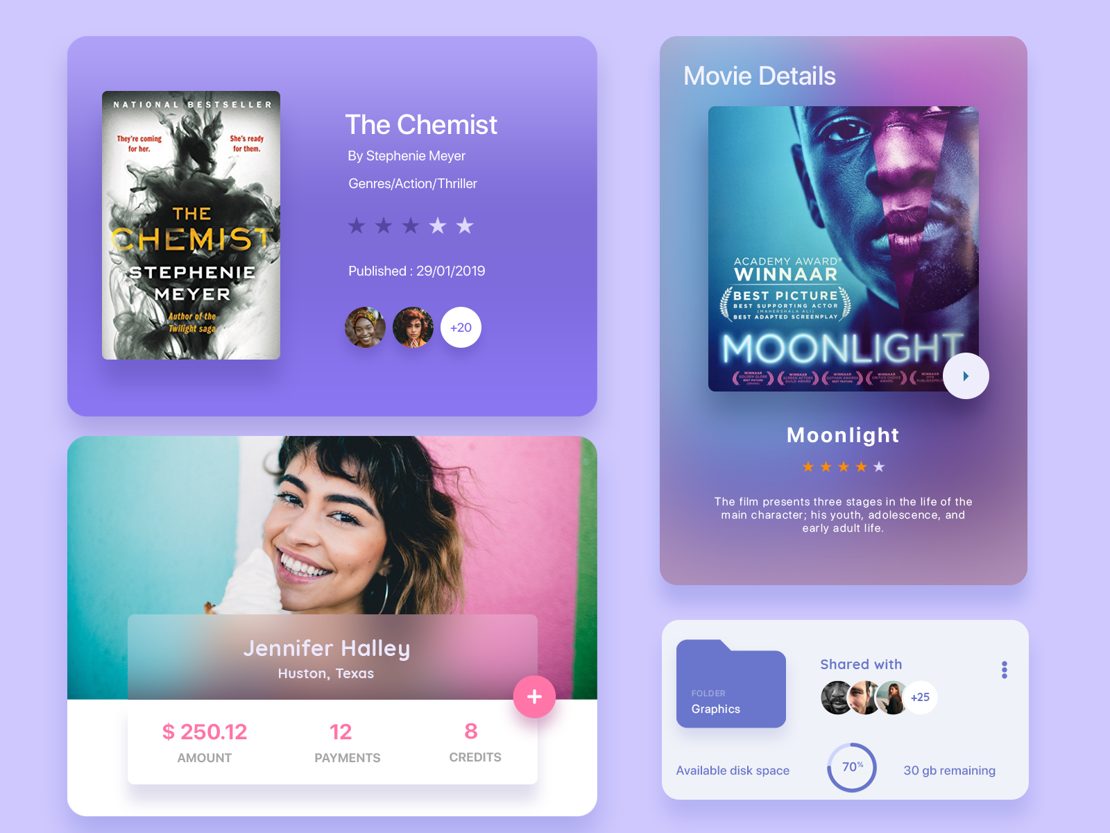 Dribbble - cards.png by Daniel Timofte