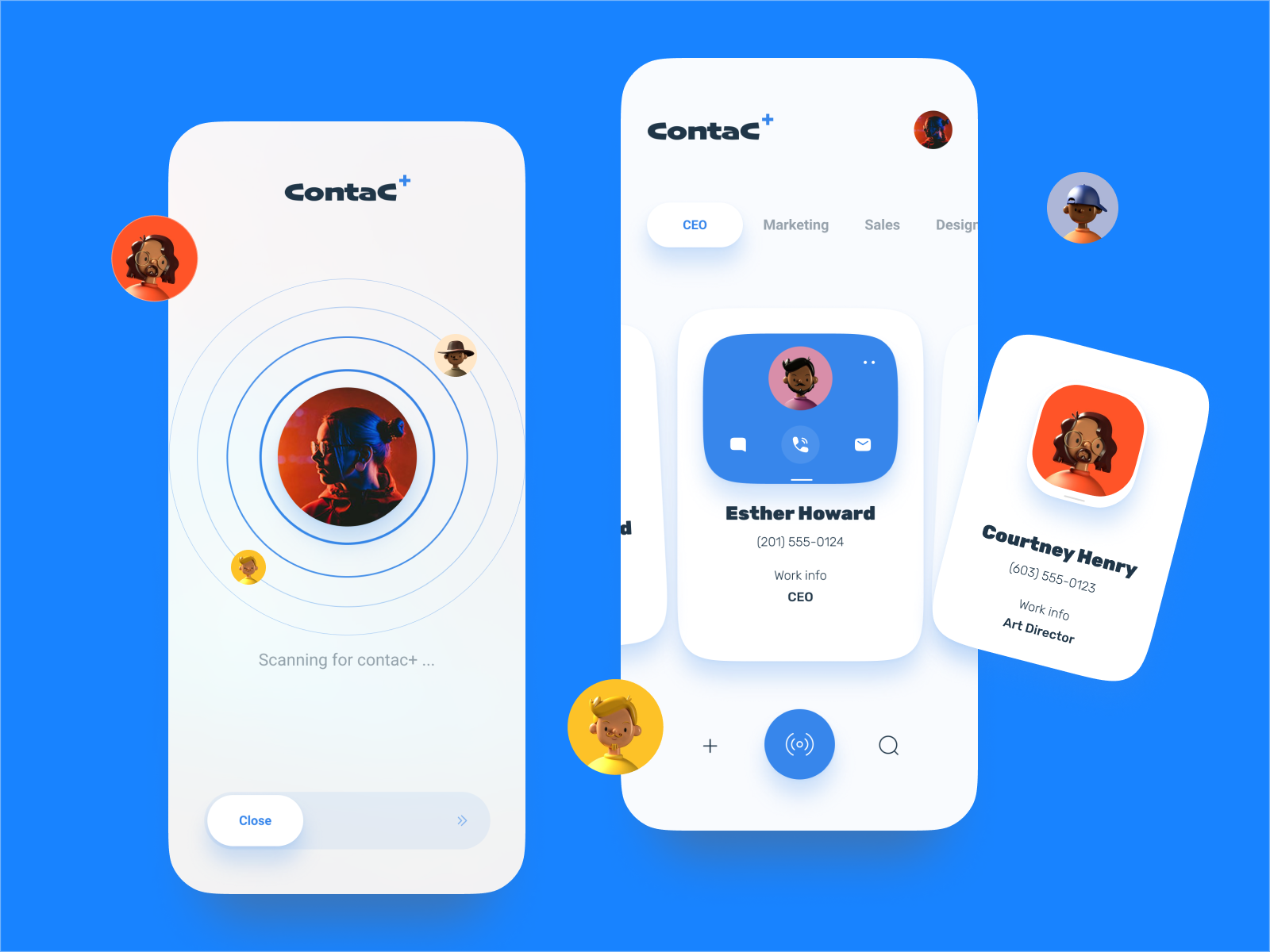 Name Card - Concept #1 by Sanaa on Dribbble