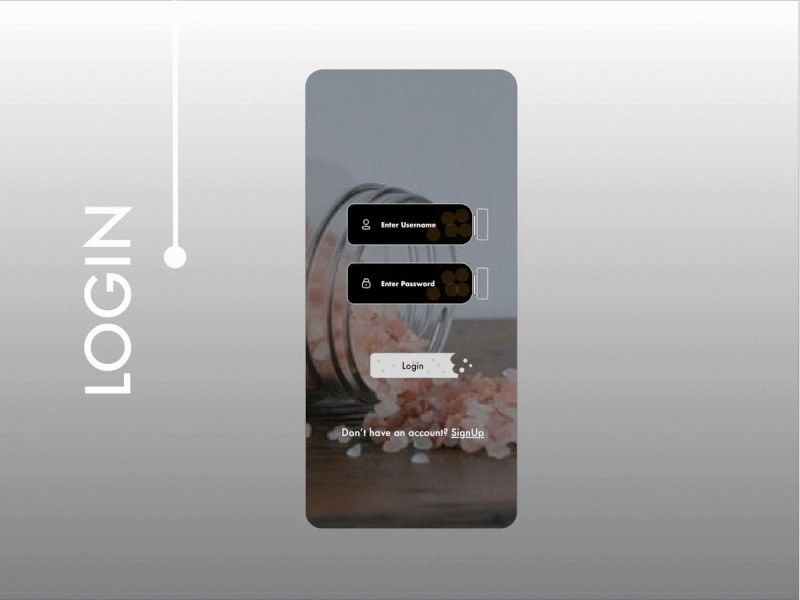 Login Screen by Kanika Banvet on Dribbble