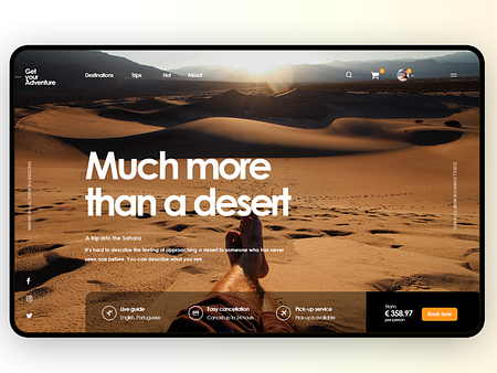 Much more than a desert by Alex on Dribbble