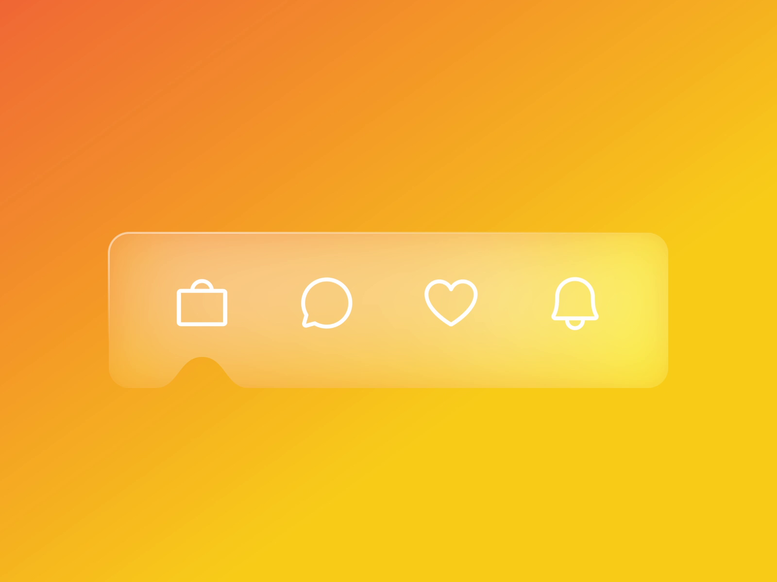 Tab Bar Animation Glassmorphism Effect By Artem Mardezhev On Dribbble 