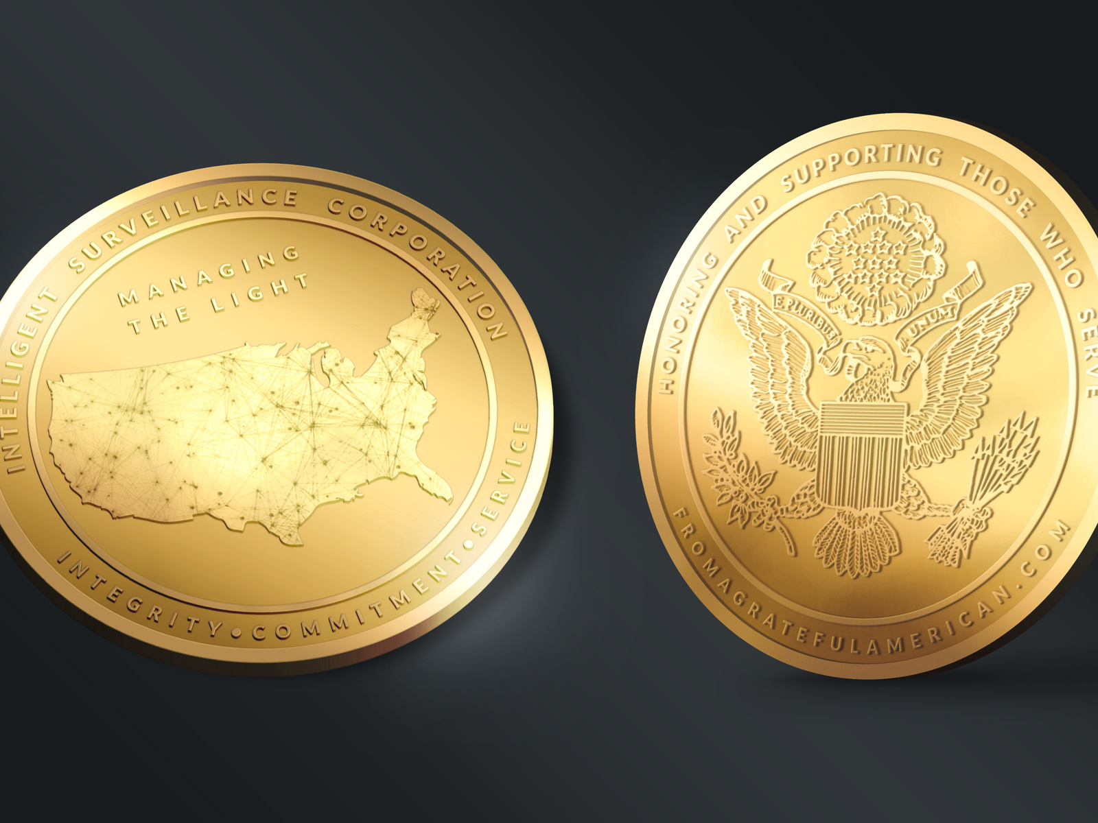 Challenge Coin by Valerie Roeseler on Dribbble