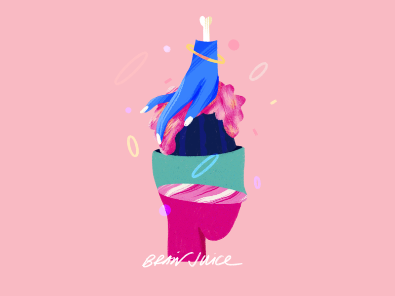 Brain juice by Andreia Morar on Dribbble