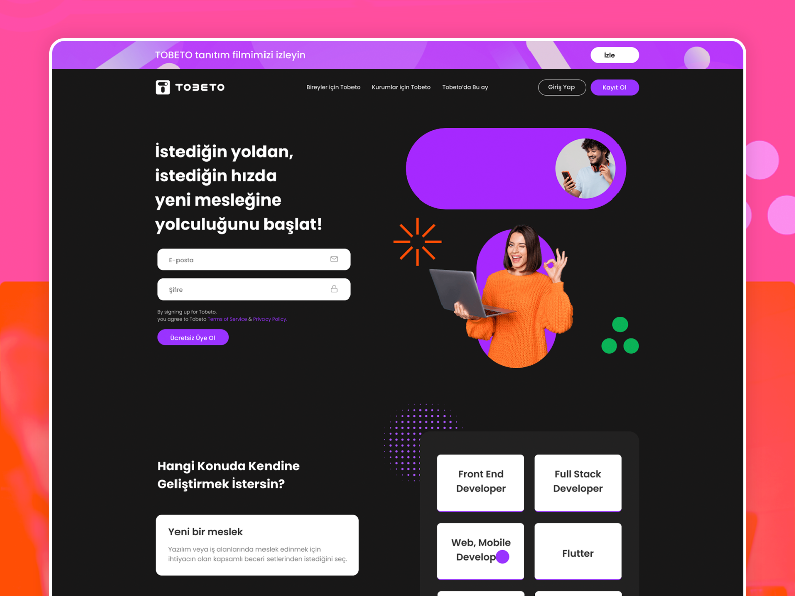 Education Portal Homepage by Yunus Emre VERGÜL on Dribbble