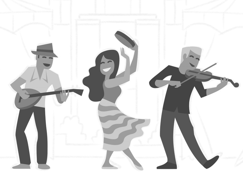 Musicians Vector by Steve Lowtwait on Dribbble