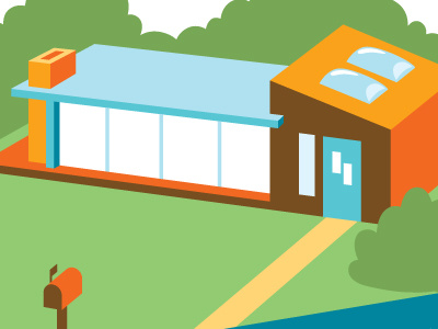 Mod House by Steve Lowtwait on Dribbble