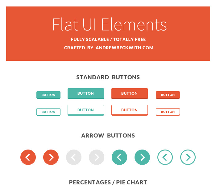 Flat UI Pack by Andrew Beckwith on Dribbble