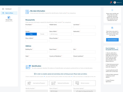 Browse thousands of Biodata UI images for design inspiration | Dribbble