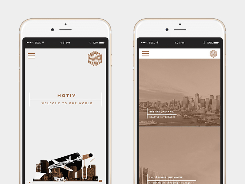 Motiv by Piotr Swierkowski on Dribbble