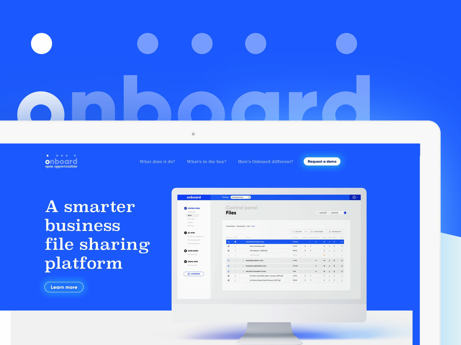 Onboard by Myke LARAVINE on Dribbble