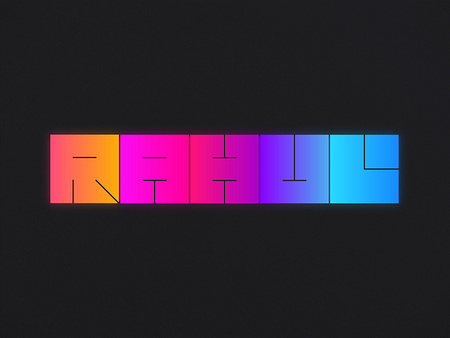 Minimal Typography Poster Design🤘 by Rahul Shinde on Dribbble