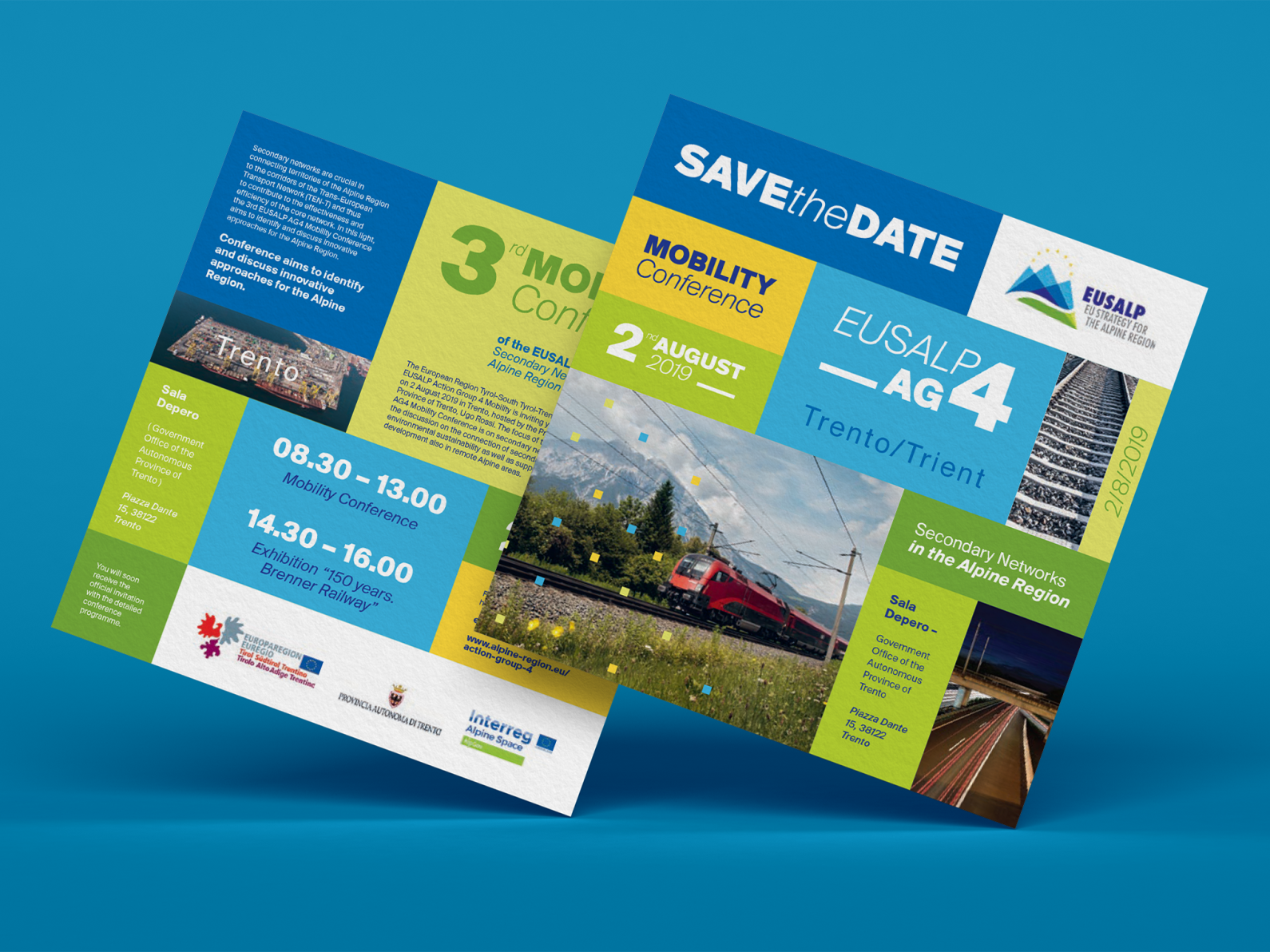 Flyer for Eusalp's Mobility Conference by Shweta Ratanpura on Dribbble