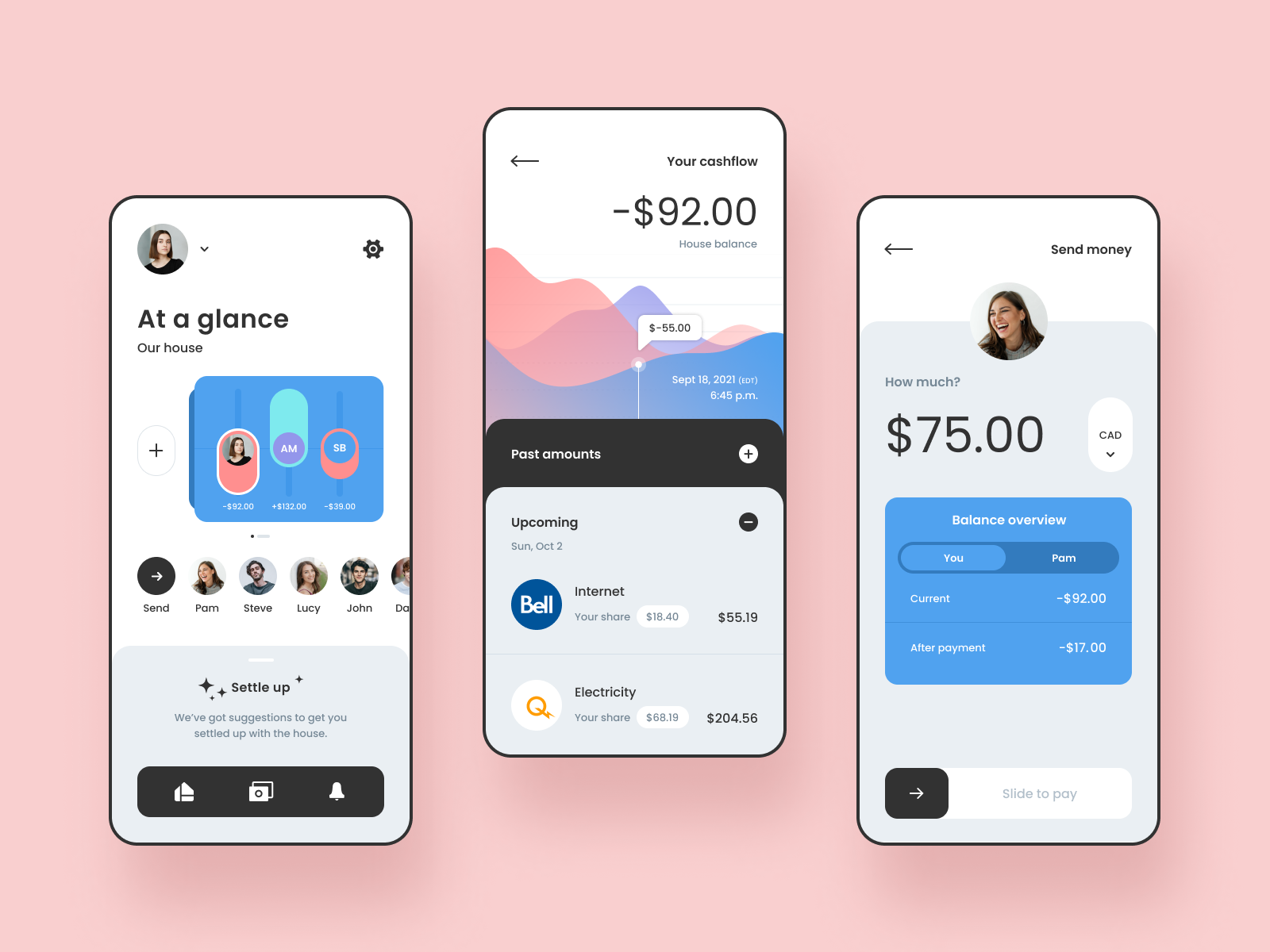 Daily UI Challenge: Expense Sharing App by Steve Ladanyi on Dribbble Daily UI Challenge: Expense Sharing App by Steve Ladanyi on Dribbble