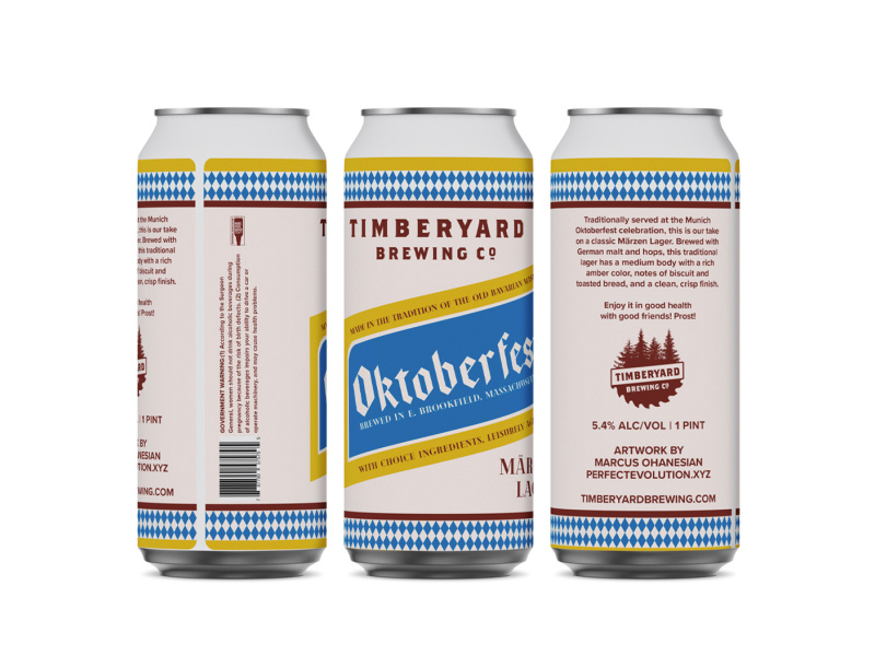 Timberyard Brewing Co - Oktoberfest Märzen Lager Can Design by Marcus ...