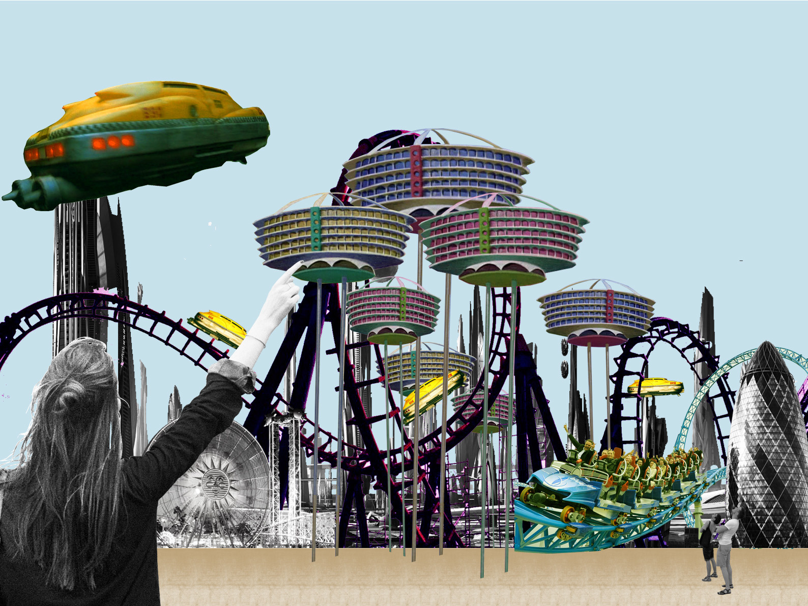 Futuristic Collage by Rafaela Aristodimou on Dribbble