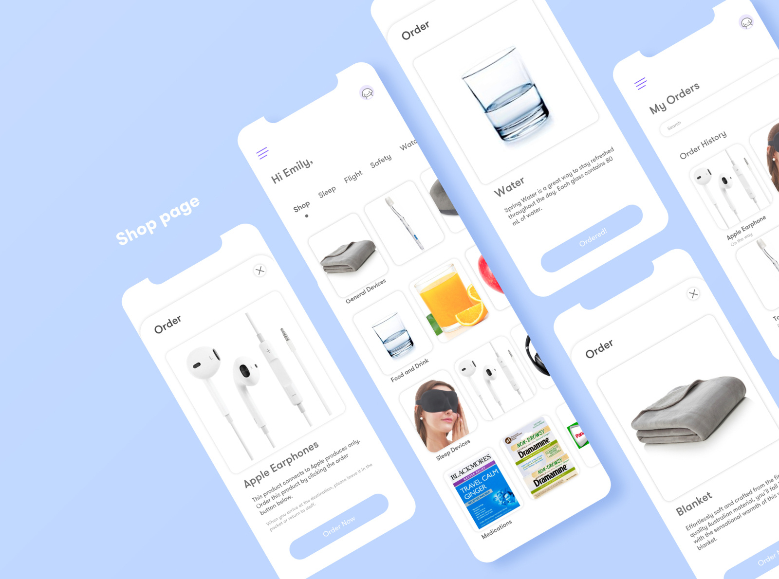 Flight Friend APP UI/UX by Keying Huang on Dribbble