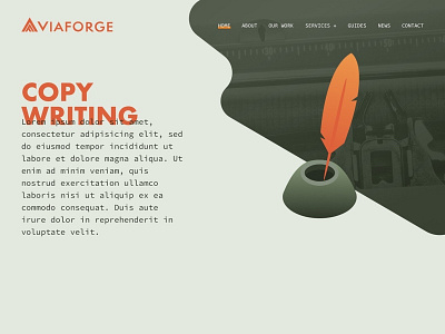 Copywriting - Ver3. Banner by Paul Circle for ViaForge on Dribbble