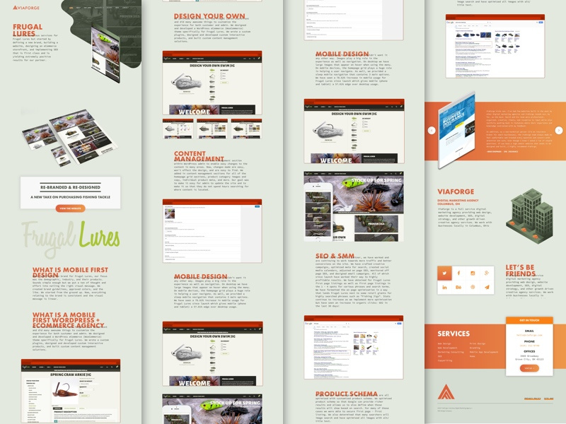 V3 - ViaForge Single Work Page Design by Paul Circle for ViaForge on ...