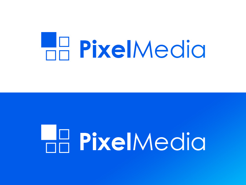 Pixel Media Logo by Lovekush Kumar on Dribbble