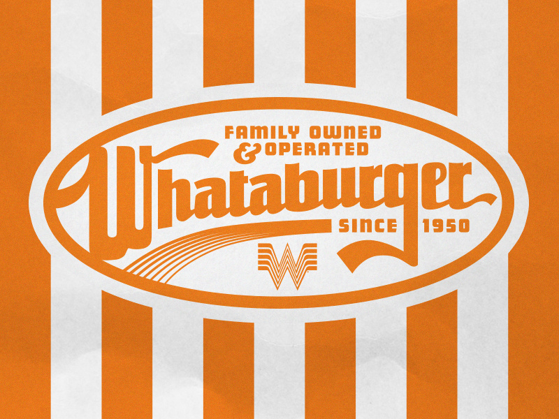 Whataburger Badge by Colin Mumbach on Dribbble