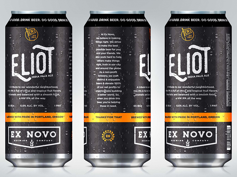Ex Novo Brewing Co Eliot Ipa By Jeremy Backer On Dribbble