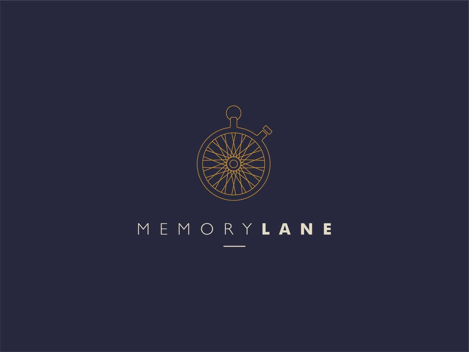 Logo Concept and Design for Memory Lane by Andy Dews on Dribbble