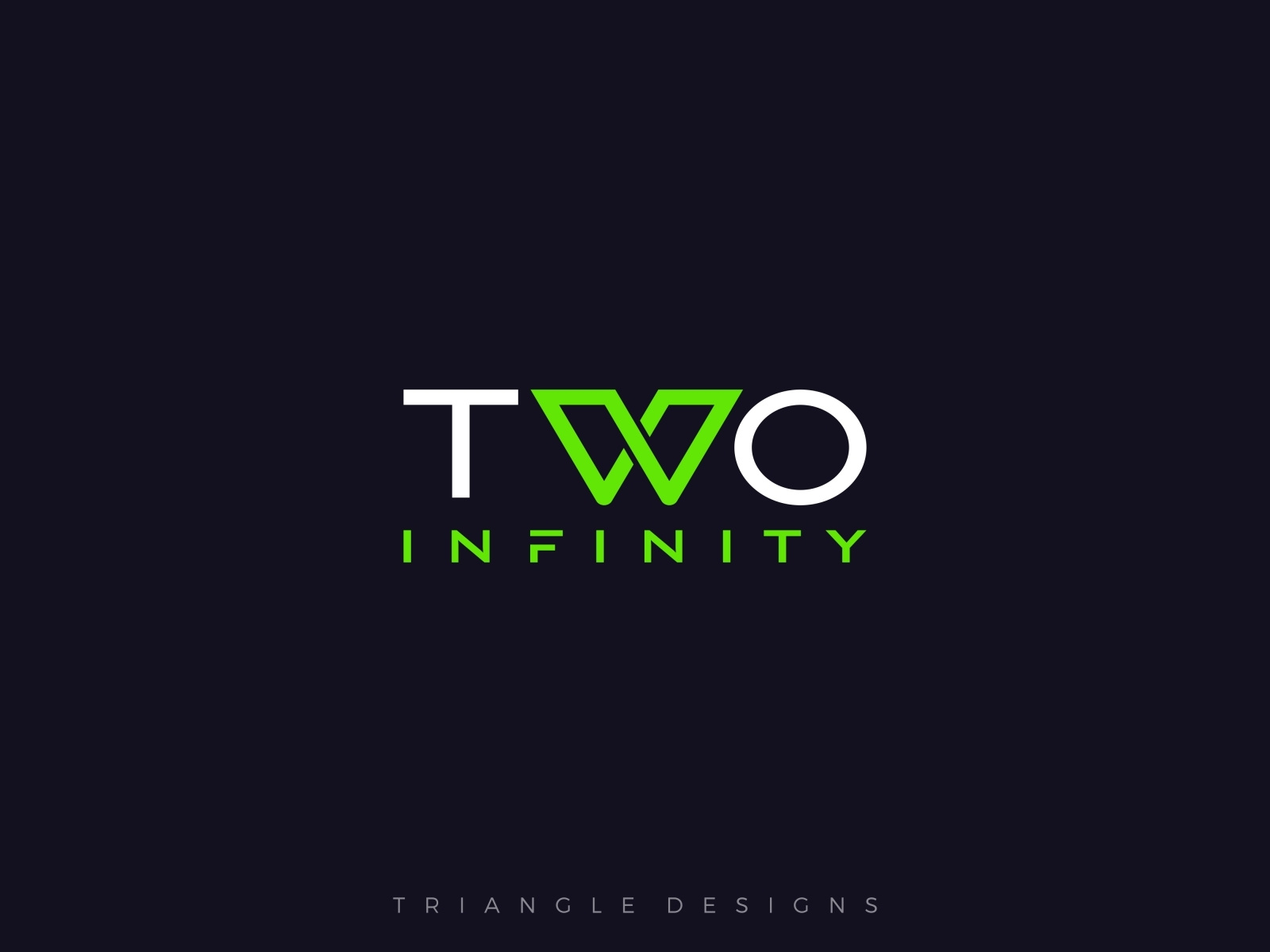 TWO INFINITY LOGO DESIGN by Triangle Designs on Dribbble