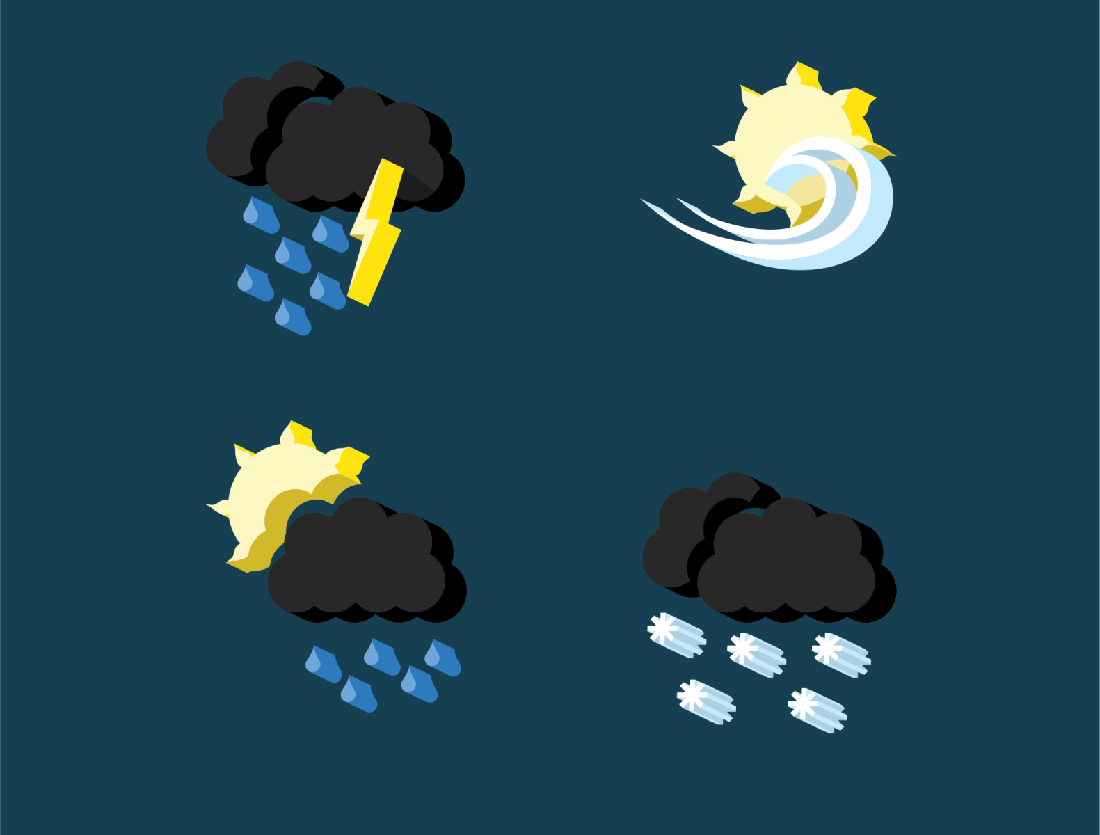 Weather by Elliot KG on Dribbble