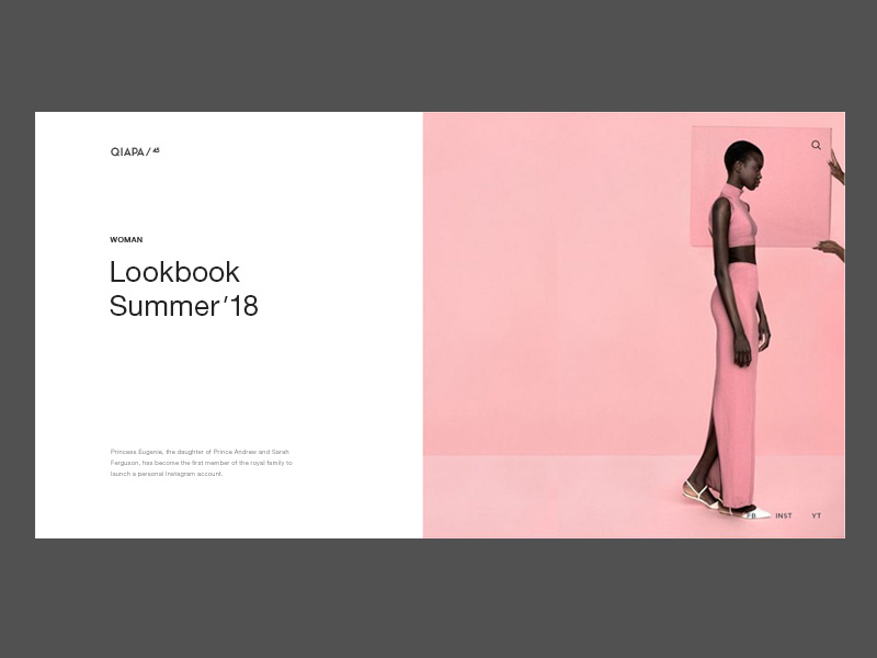 Fashion brand — Lookbook ver. 1 by Jarek on Dribbble