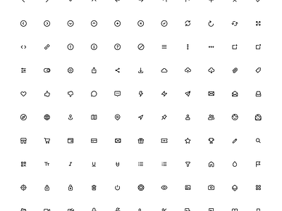 Boxy. Icon Set by Ihar Khrystosau on Dribbble