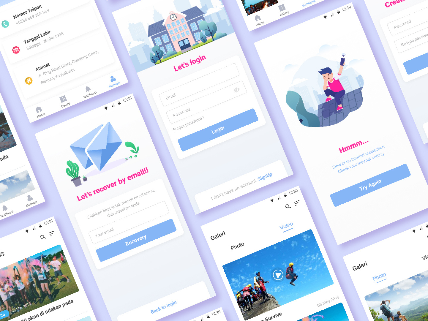 School App Design by eko seftian on Dribbble