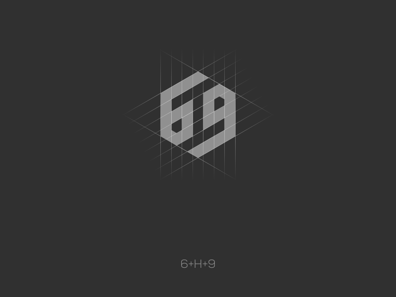 6+h+9 logo design by lukcy.sraz on Dribbble