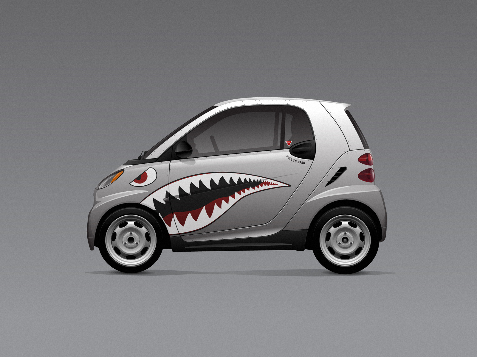 Shark Fortwo by Tony Green on Dribbble