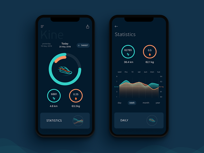 Kine_fitness by MargaritaV on Dribbble