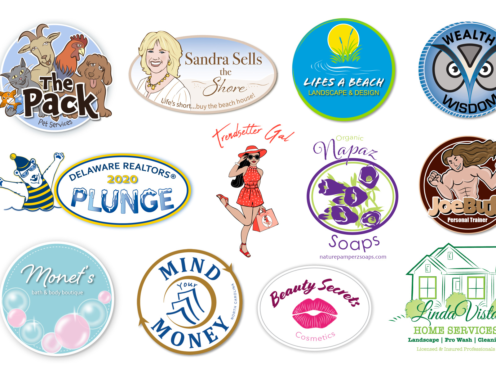 2021 Logo Display by Sarah Bryce on Dribbble