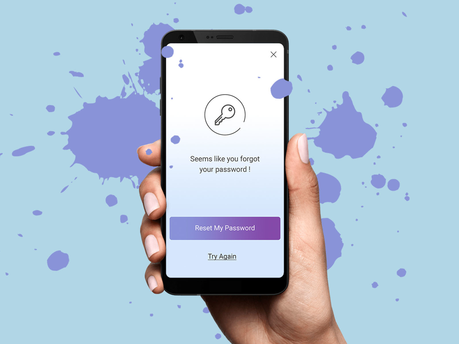 Reset Password by Ramandeep Kaur on Dribbble
