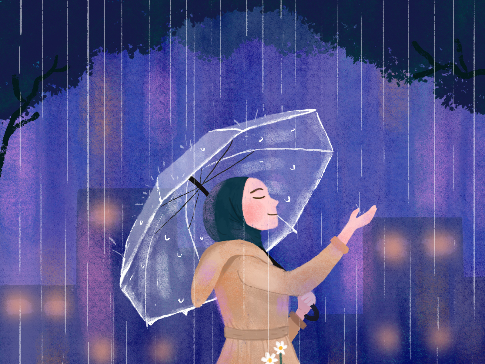 Rain In October by Rani Yulia S on Dribbble