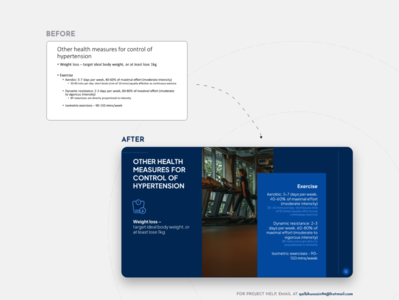 Presentation Slide Design by Qalb Hussain on Dribbble