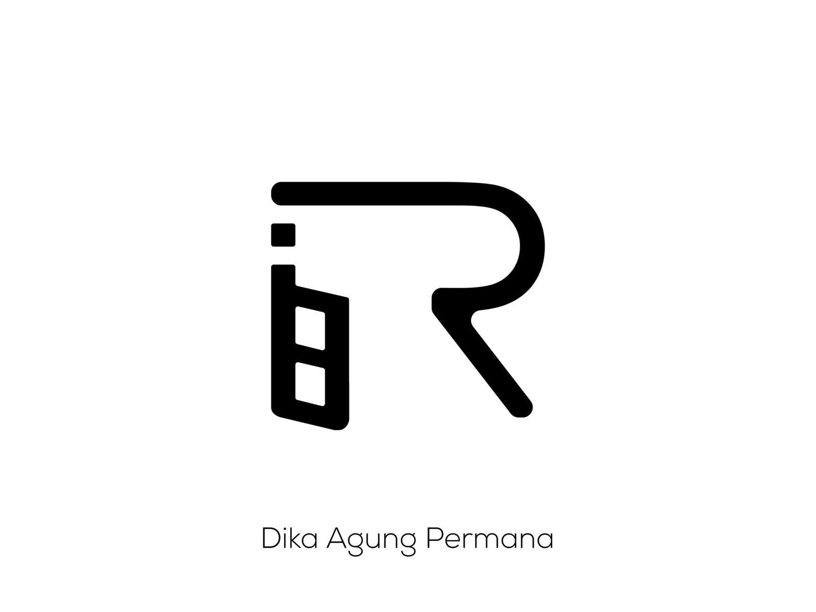 R logo design by Dika Agung Permana on Dribbble