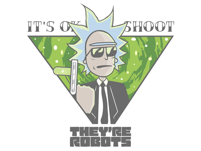 Rick And Morty Theyre Robots By Diego Henrique On Dribbble