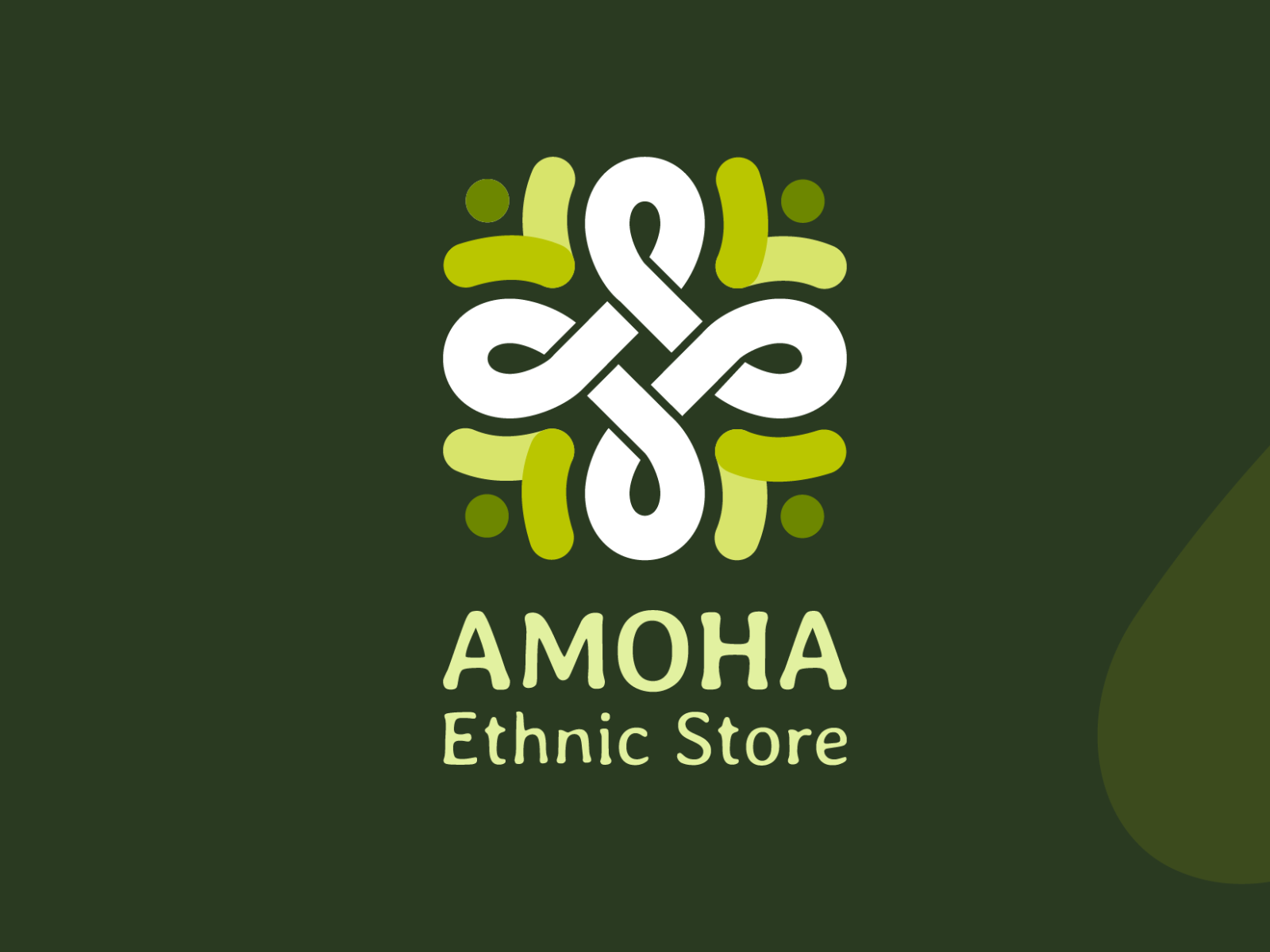 Amoha Ethnic Store logo by Anoop Narayanan on Dribbble
