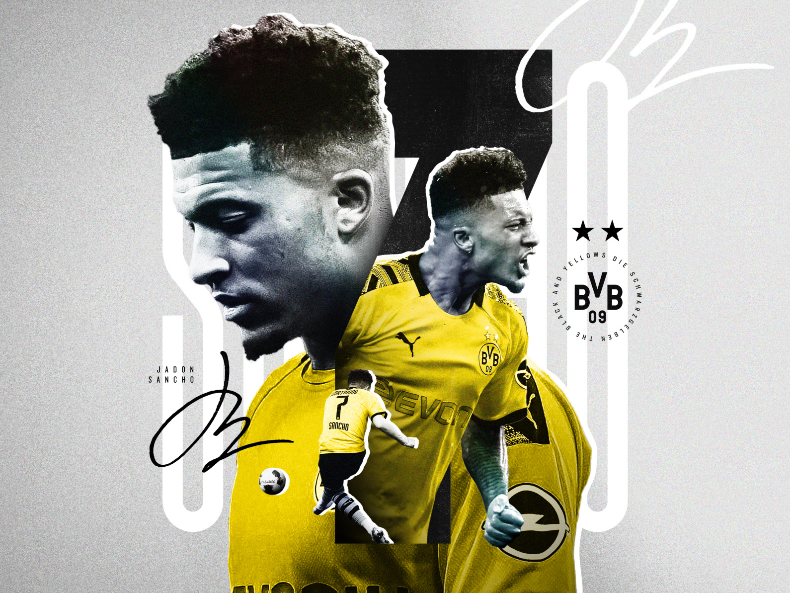 Jadon Sancho Layout by John Vingoe on Dribbble
