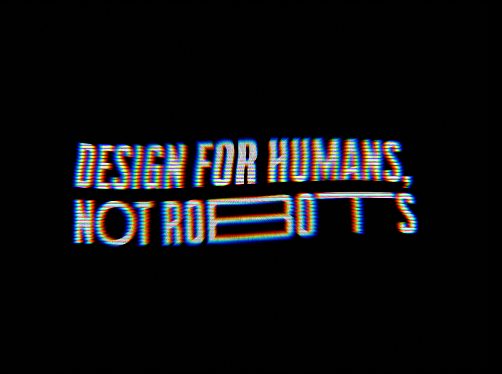 Design for humans, not robots. by Seán Marsh on Dribbble