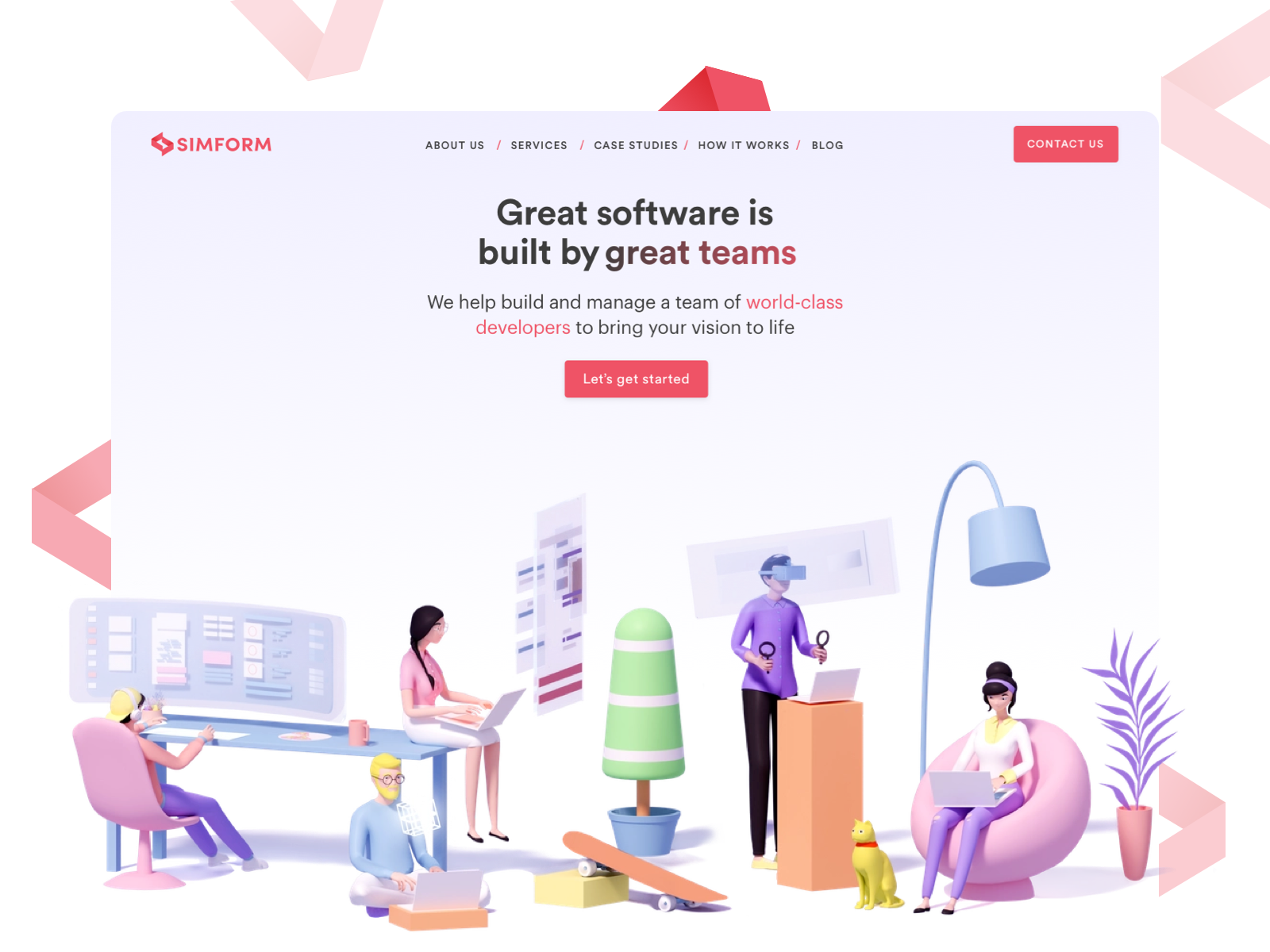 Simform gets a New Look by Maitrik Kataria for Simform on Dribbble
