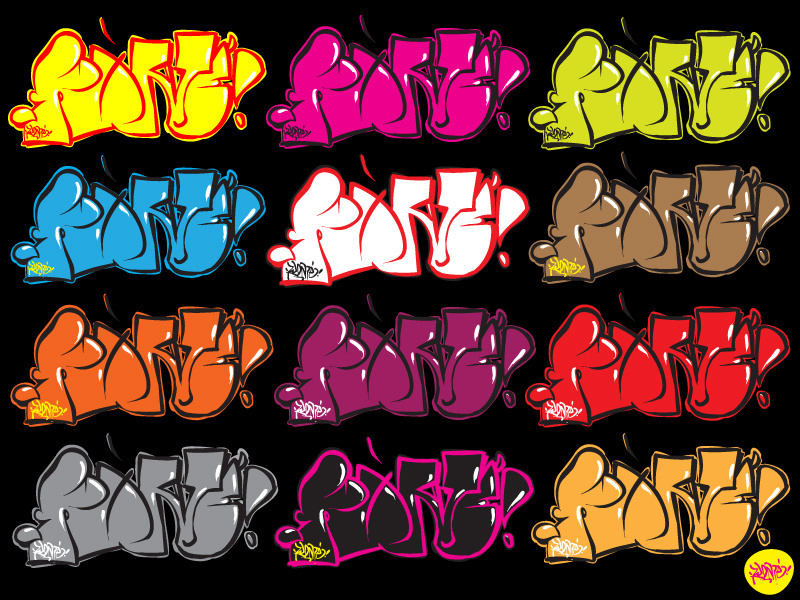 Throwies - stickpack by Konte on Dribbble