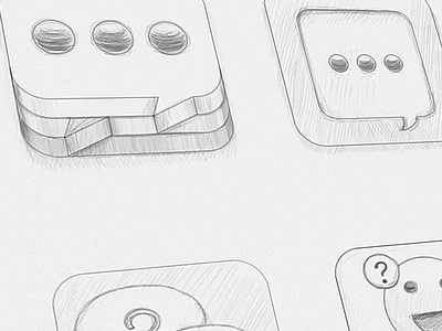 Chat iOS Icon by Halo Product on Dribbble