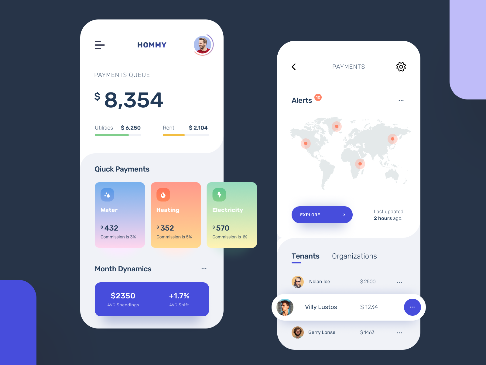 Hommy Mobile by Halo Product on Dribbble