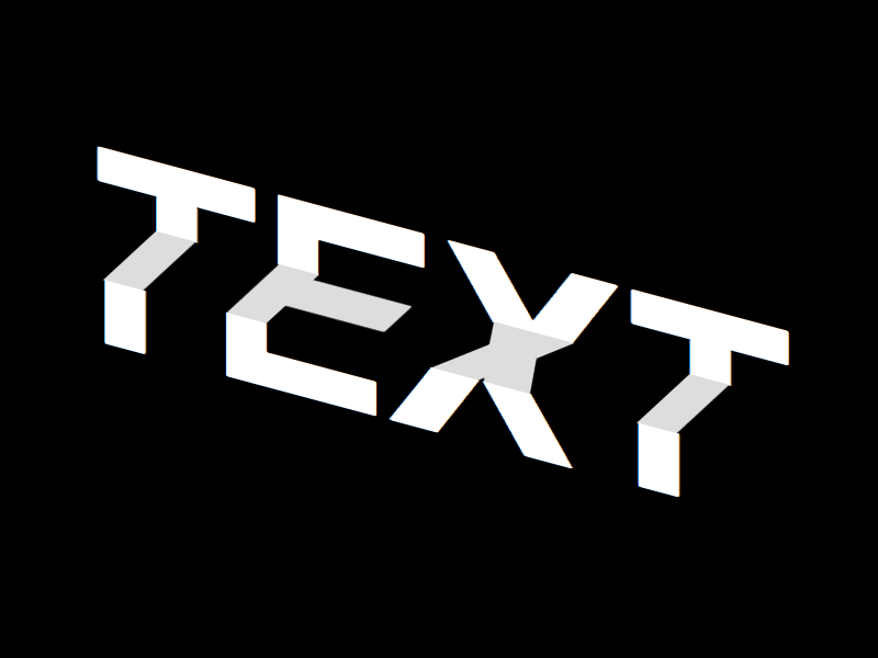 3d Text by Hossam Hassan on Dribbble