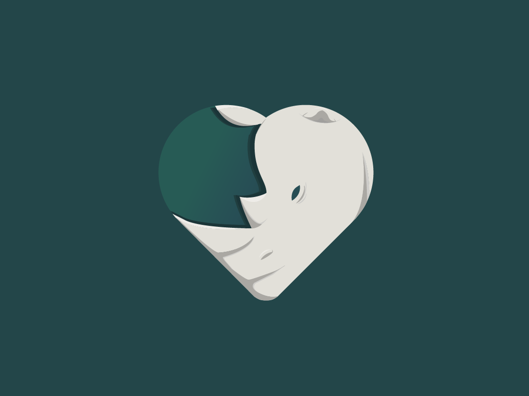 Rhinos Love by rakha zayyan on Dribbble